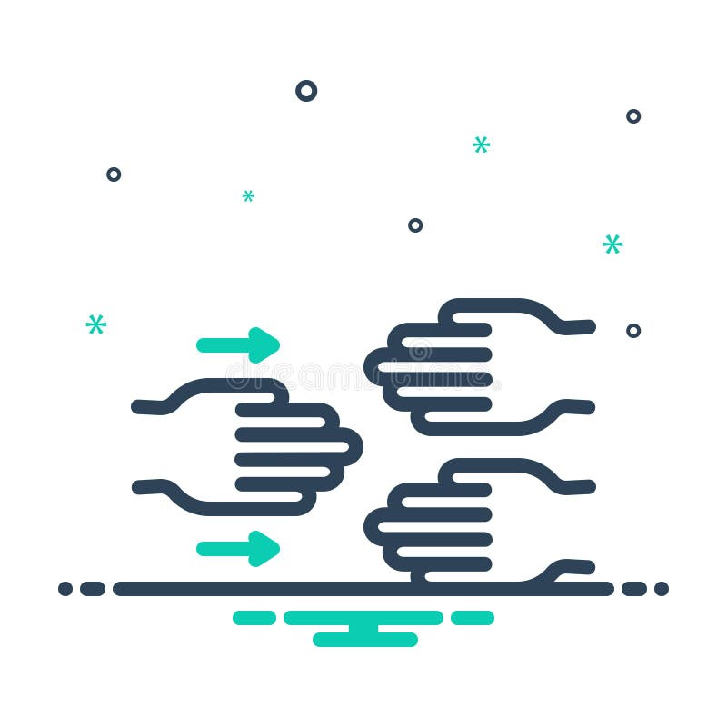 Mix Icon for Contributor, Helper and Donor Stock Vector - Illustration ...