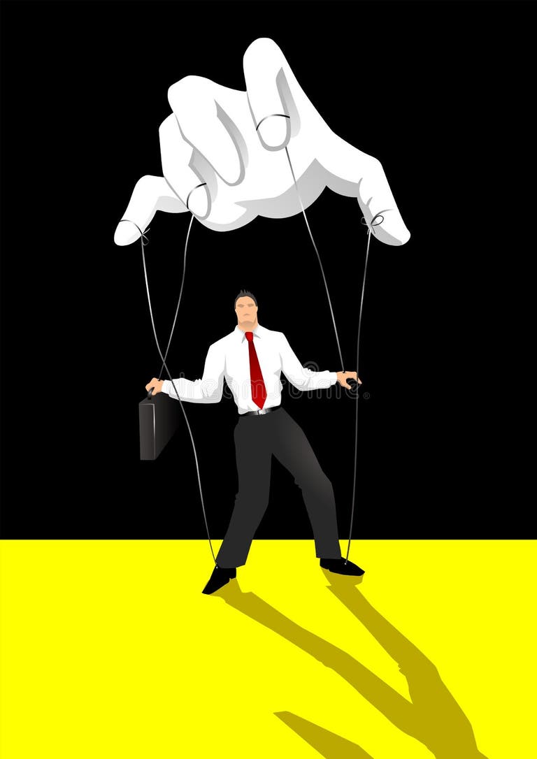 Control Money Puppet Stock Illustrations – 229 Control Money Puppet ...
