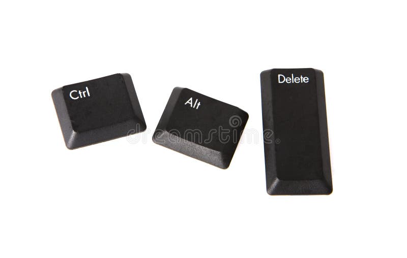 Control, alt and delete stock image. Image of solution - 9655697