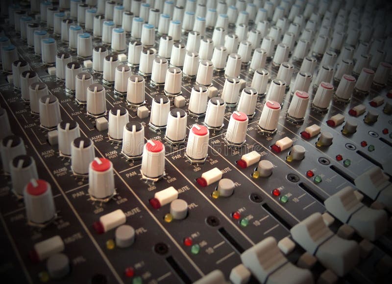 Control audio panel stock photo. Image of music, electric - 66715914
