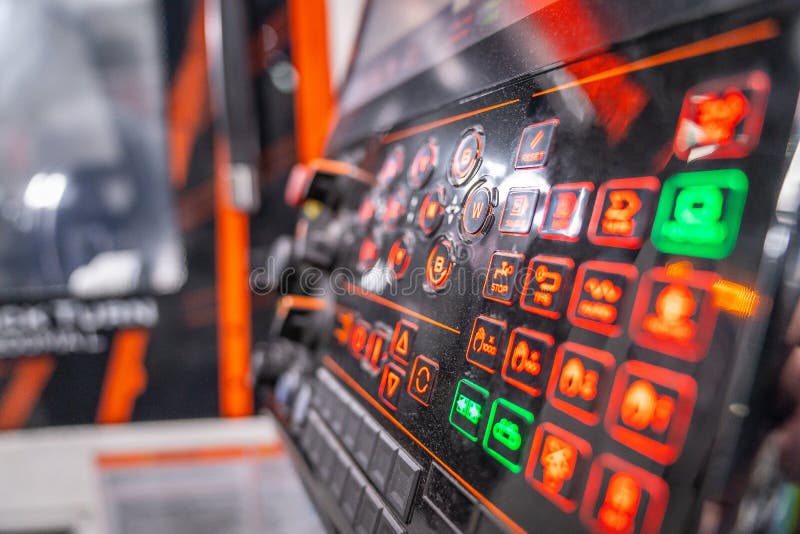 Control Board with Lighting Effect Stock Image - Image of line, fusebox ...