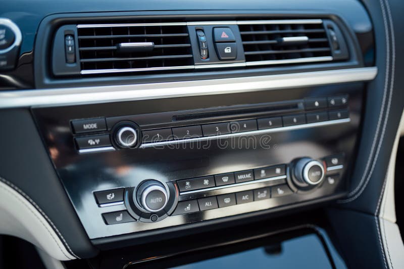 Control Board for Various Driver Assistance Systems in a Luxury Car ...