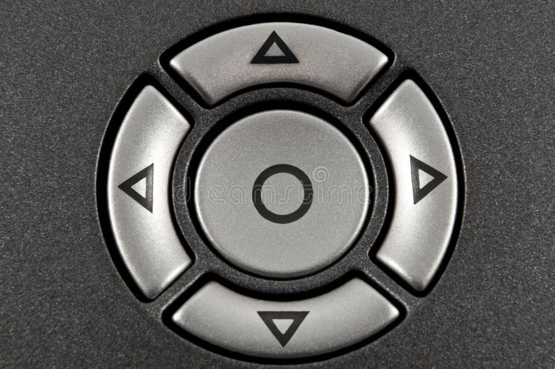 Navigation OK Arrow Remote Control Buttons Stock Illustration ...