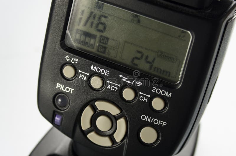 Control Buttons on the Flash Stock Photo - Image of button, device ...