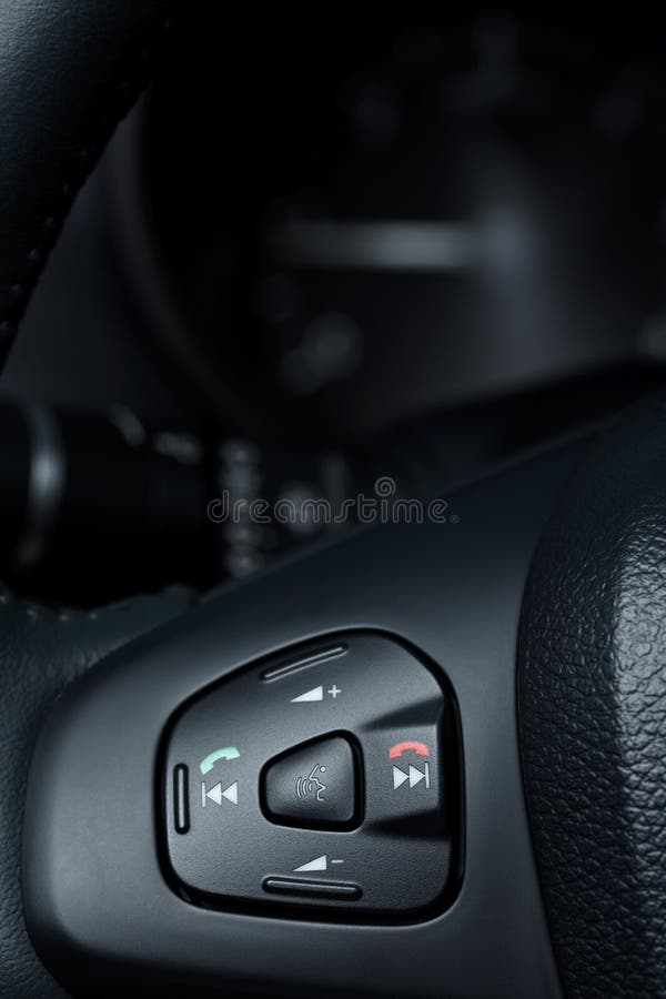 Control Buttons in Modern Car Stock Image - Image of automobile, auto ...