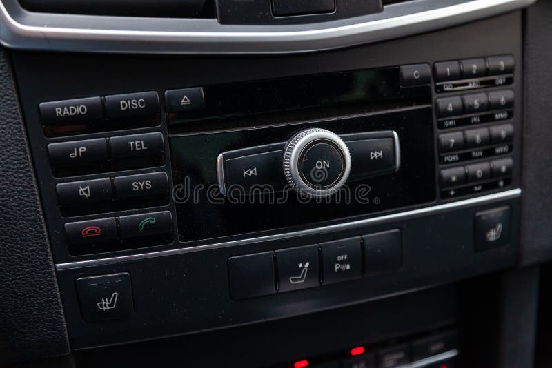 Control Buttons for Multimedia System, Phone Connected Via Bluetooth ...