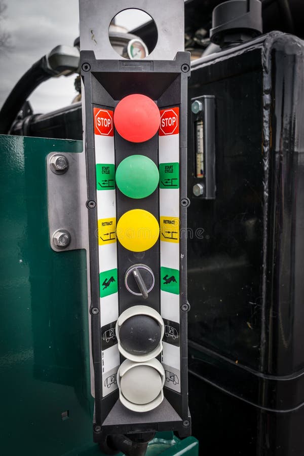 Truck Control Panel Buttons Stock Photo - Image of technology ...