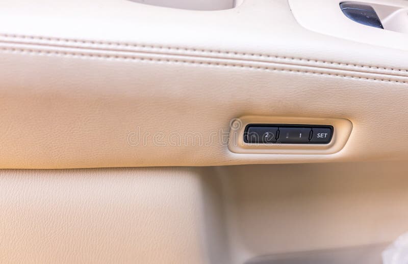 Control Buttons for Settings and Memory of the Driver& X27;s Seat ...