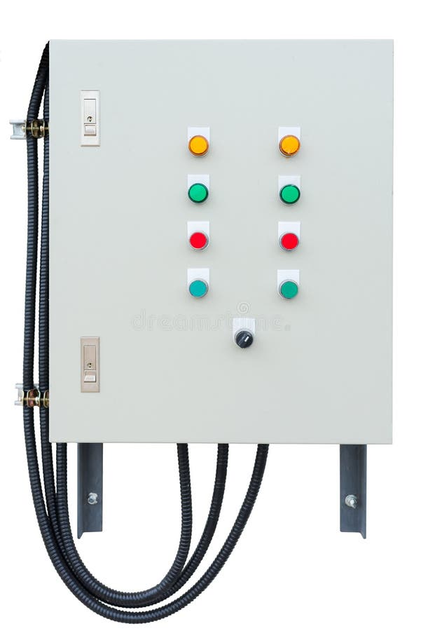 Control Cabinet stock image. Image of metal, green, cable - 71541105