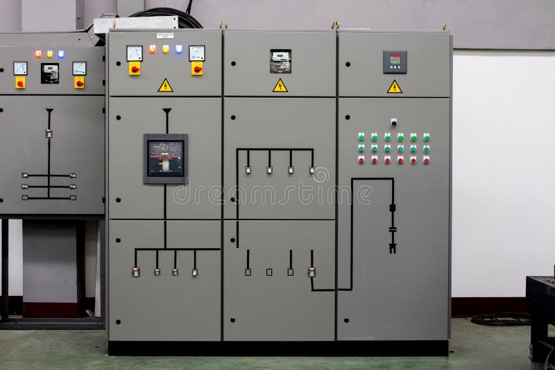 The Control Cabinets - All Industrial and Manufacturers Stock Photo ...
