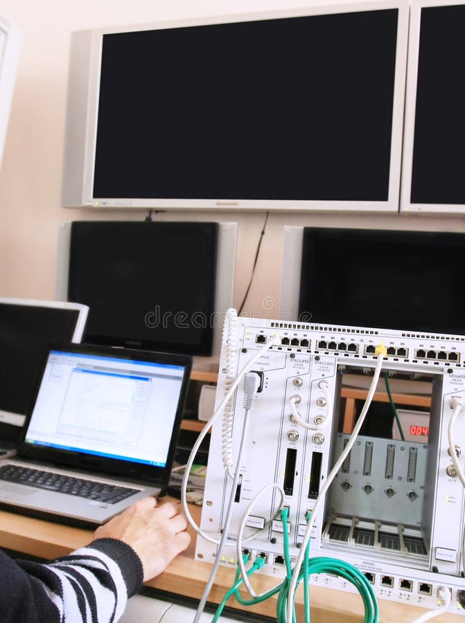 Control center stock photo. Image of desktop, flat, factory - 9359522