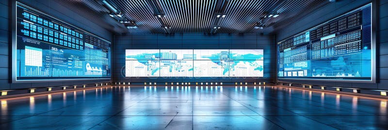 The Control Center is Actively Monitoring Delivery Routes, Showcasing ... The Control Center is Actively Monitoring Delivery Routes, Showcasing ...