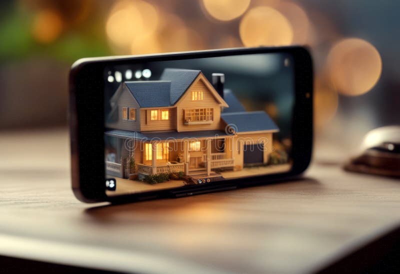 The Control Connected Electronic Icons Smart Representing Small ...