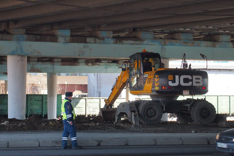 Control of Construction Equipment Editorial Stock Image - Image of ...