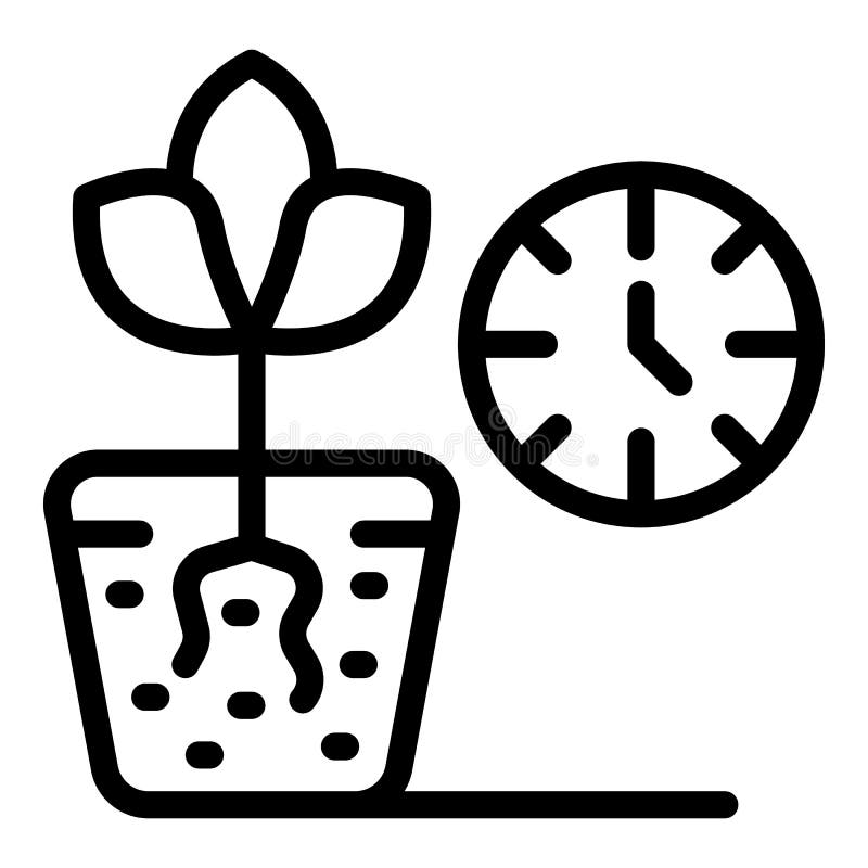Control Data Plant Icon Outline Vector. Farm Drone Stock Vector ...