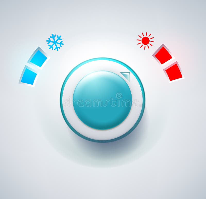 Control del clima ilustración del vector. Ilustración de regulador ...