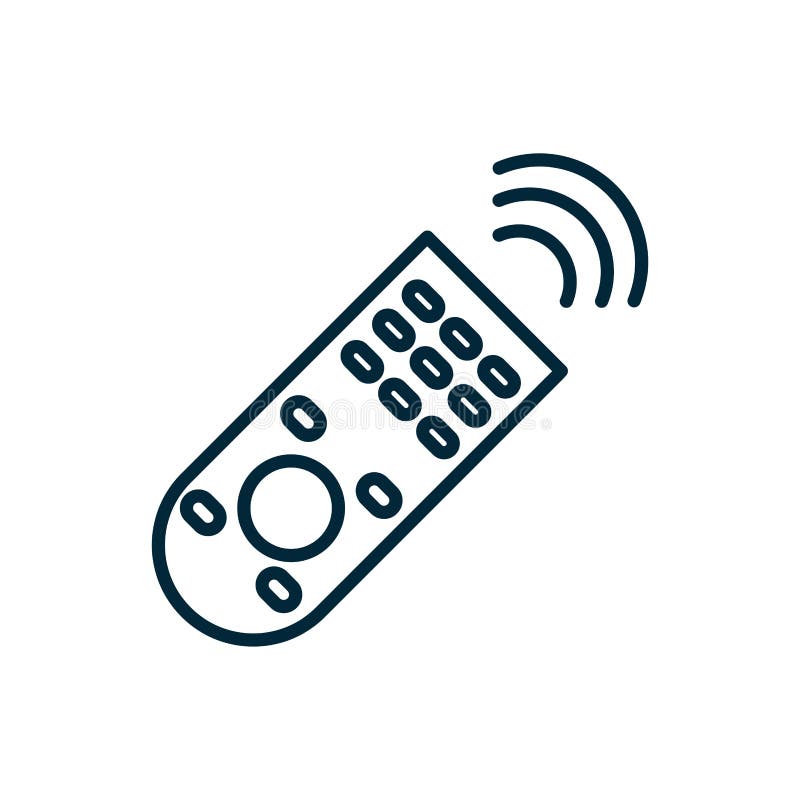 Control Device Signal Internet of Things Line Icon Stock Vector ...