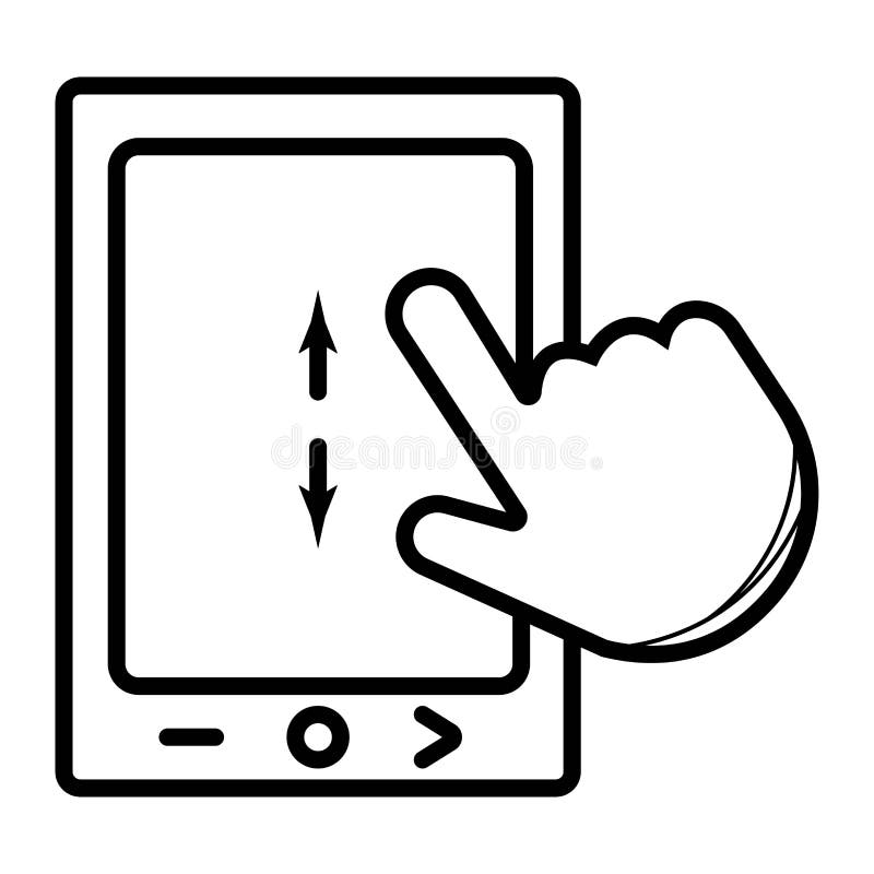 Control Different Devices Tablets and Smartphones Icon Vector Stock ...