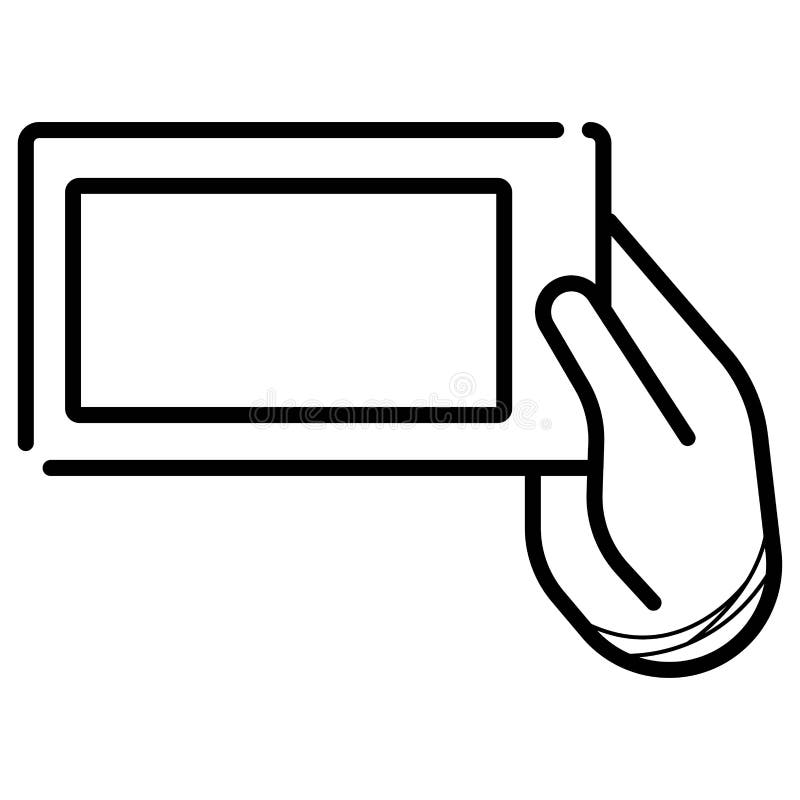 Control Different Devices Tablets and Smartphones Icon Vector Stock ...