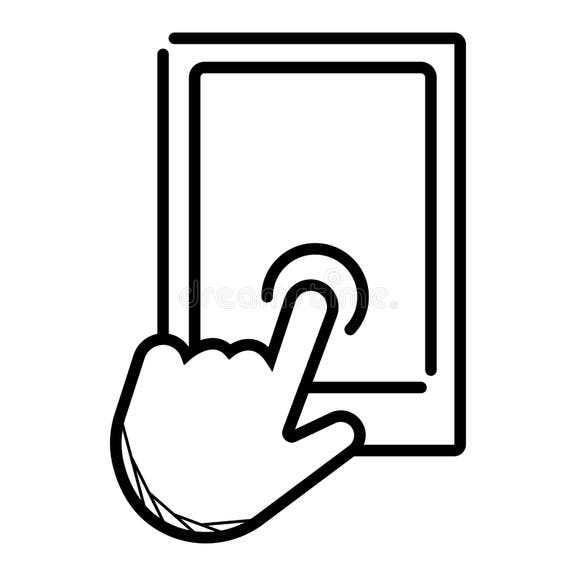 Control Different Devices Tablets and Smartphones Icon Vector Stock ...