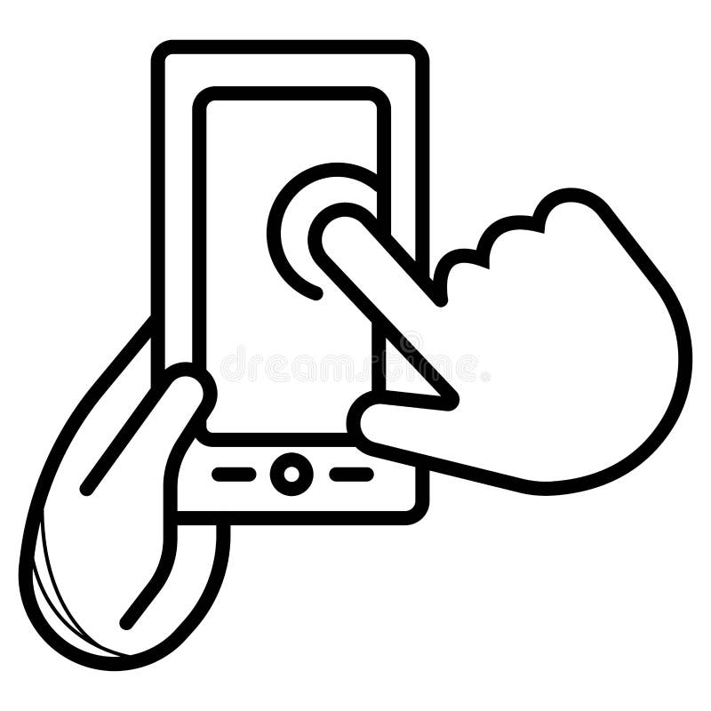 Control Different Devices Tablets and Smartphones Icon Vector Stock ...