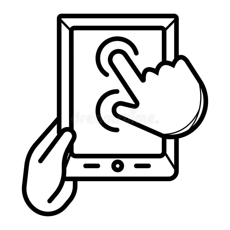 Control Different Devices Tablets and Smartphones Icon Vector Stock ...