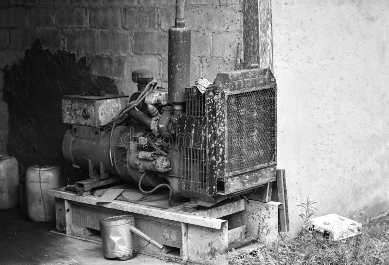 Electric generator Dynamo stock image. Image of industry - 119604491