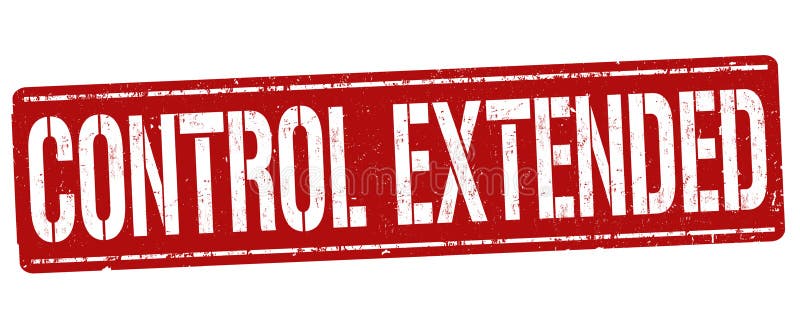 Control Extended Sign or Stamp Stock Vector - Illustration of design ...