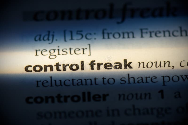 Control freak stock image. Image of thesaurus, detail - 161578117
