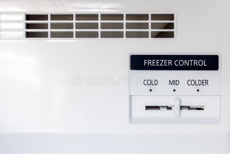 Fridge control panel stock photo. Image of modern, freezer - 7303418