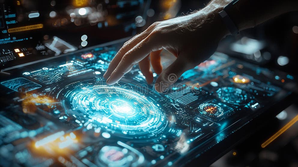 Control of a Futuristic Hybrid Interface for Data Interaction in a High ...