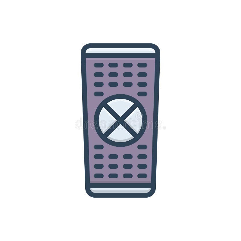 Color Illustration Icon for Control, Play and Remote Stock Illustration ...