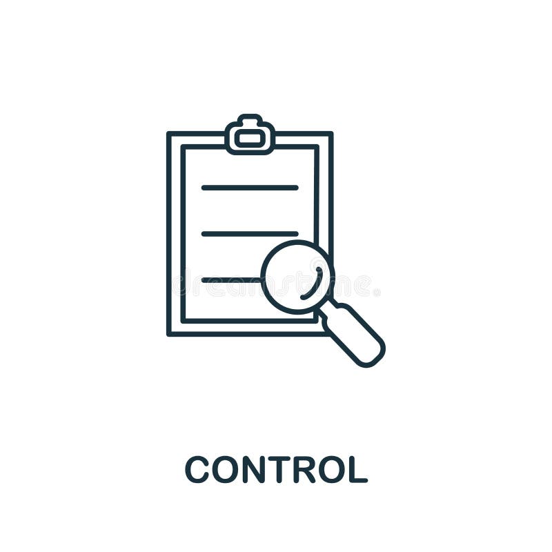 Control Icon. Simple Illustration from Startup Collection Stock Vector ...