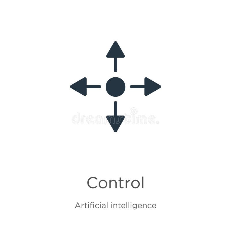 Control Icon Vector. Trendy Flat Control Icon from Augmented Reality ...