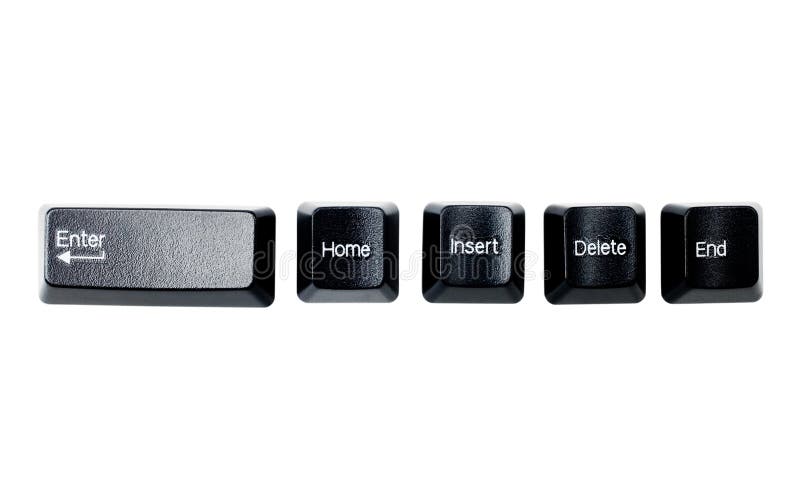 Control keys of computer stock image. Image of home, insert - 28781891