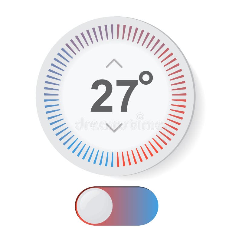 Control Knob Used for Regulating. Dashboard UI and UX Kit. Control ...