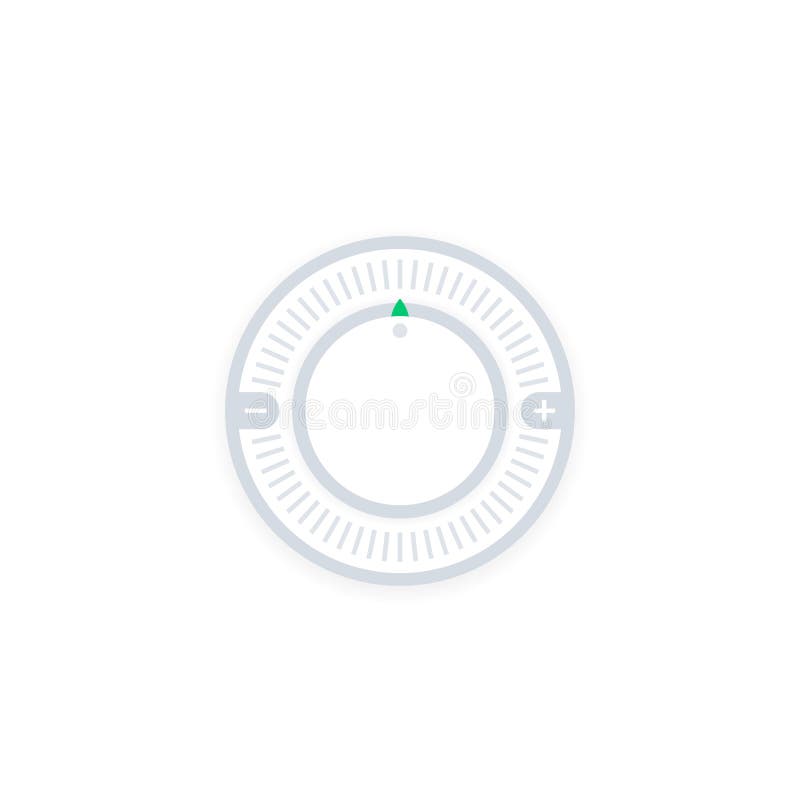 Control Knob Vector Illustration Stock Vector - Illustration of power ...