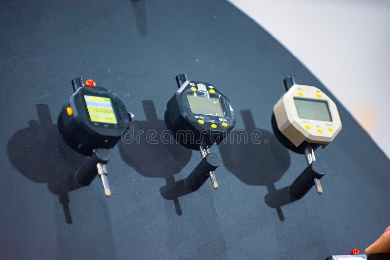 Control and Measuring Equipment. Precise Measuring Instrument Stock ...