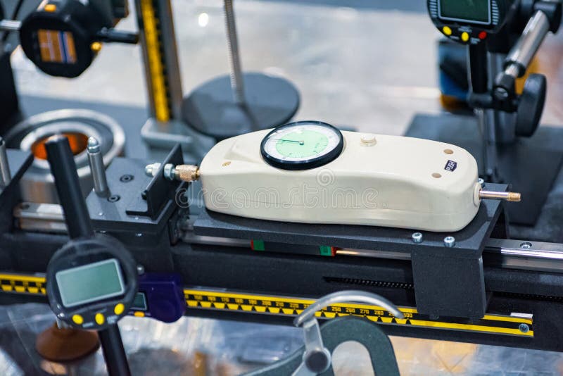 Control and Measuring Equipment. Precise Measuring Instrument Stock ...