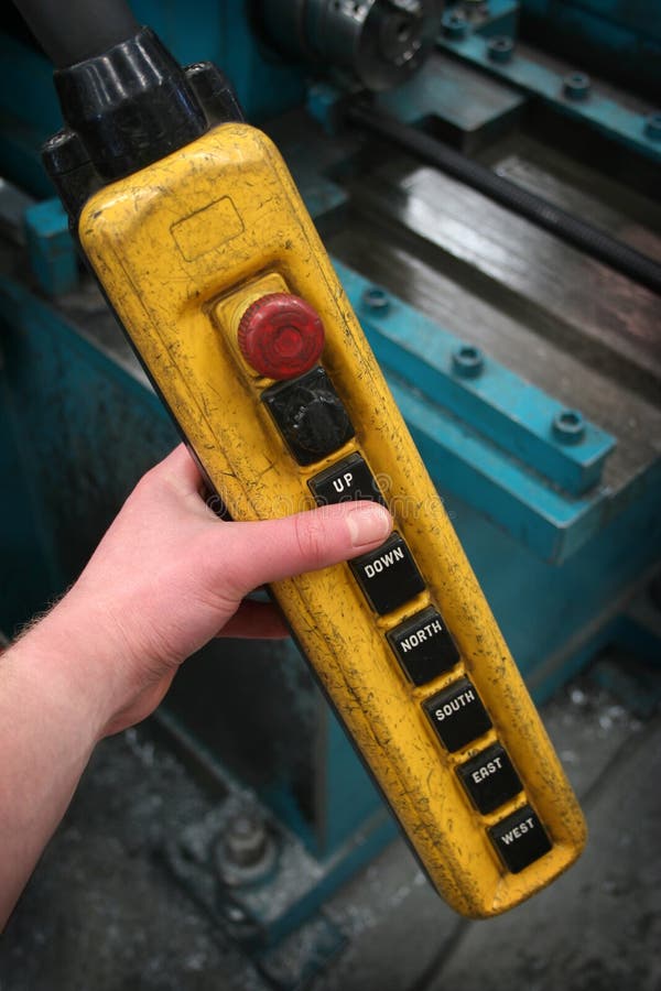 Control for Overhead Crane stock photo. Image of distribution - 4565868