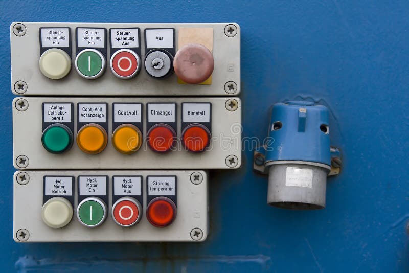 Control Panel stock image. Image of control, plug, connector - 1592017