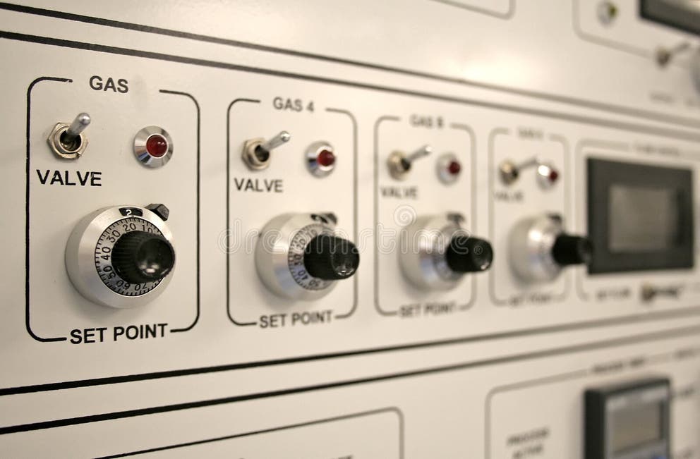 Control Panel stock image. Image of measure, number, dial - 506567