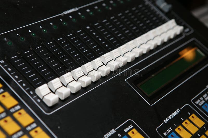Music control panel stock photo. Image of production, professional ...
