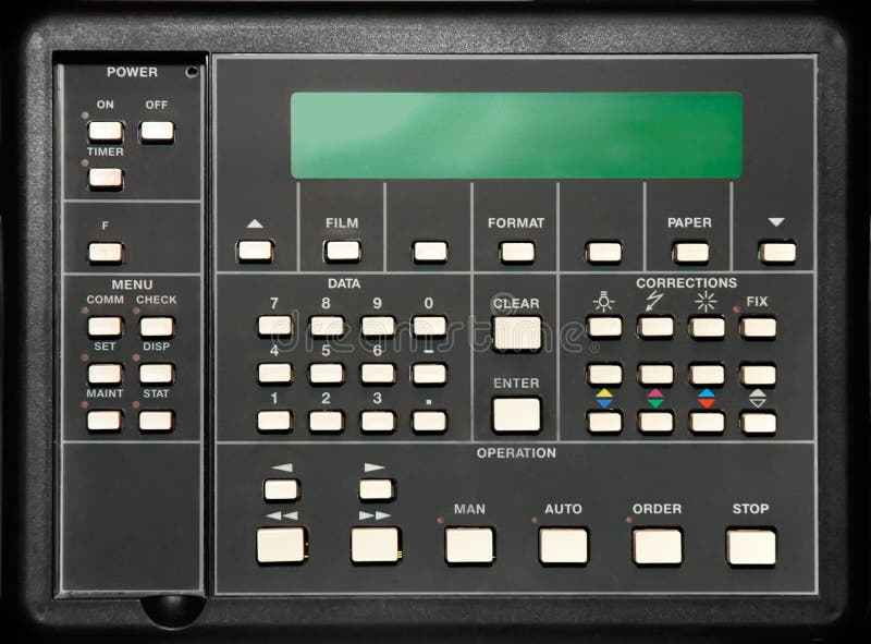 Control panel stock photo. Image of panel, board, gray - 23331704