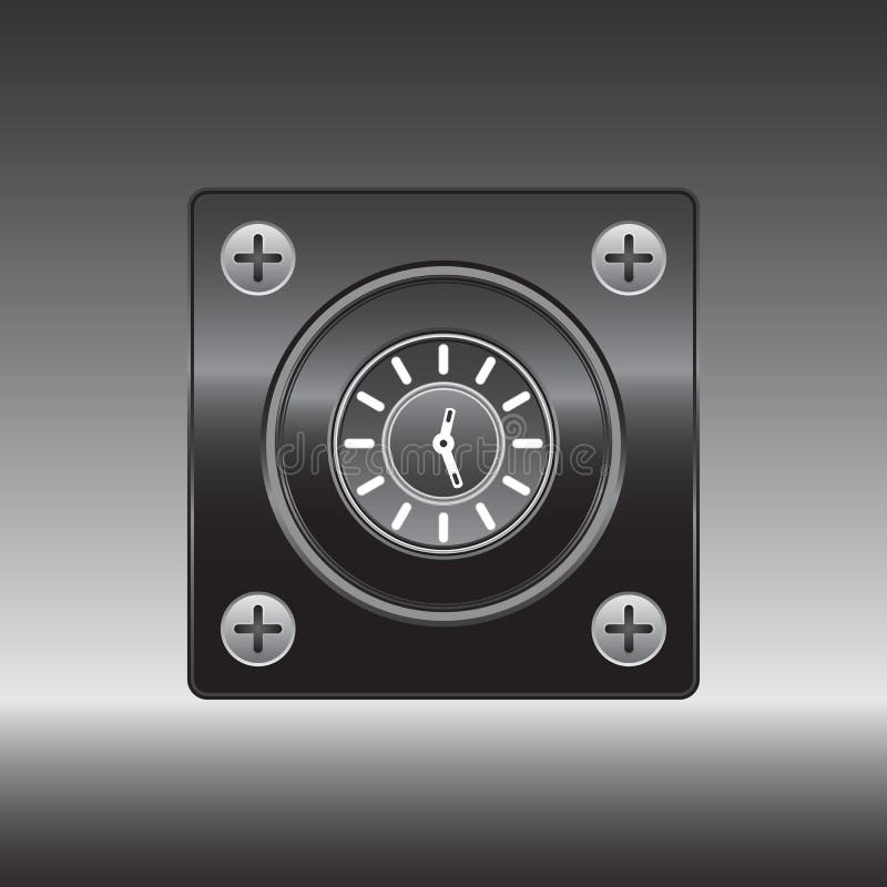 Control panel stock vector. Illustration of clock, control - 53711231