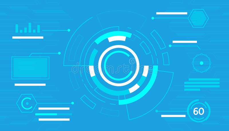 Control Panel Abstract Technology Futuristic Interface Hud Background ...