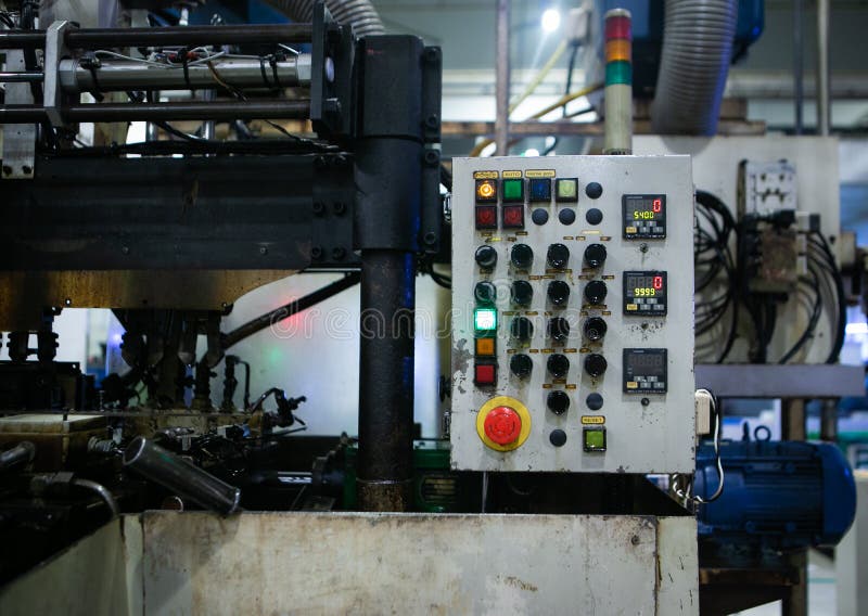 The Control Panel and Analog Switch with the Control Button of the ...