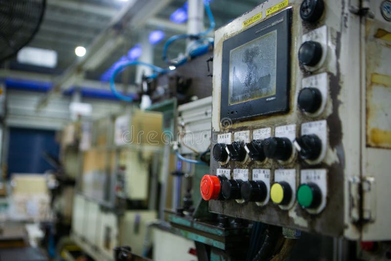 The Control Panel and Analog Switch with the Control Button of the ...