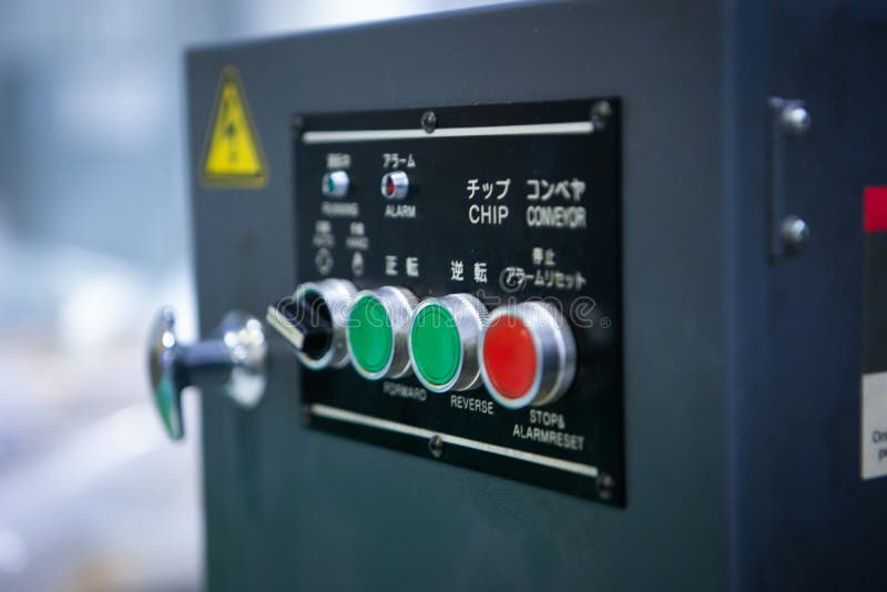 The Control Panel and Analog Switch with the Control Button of the ...