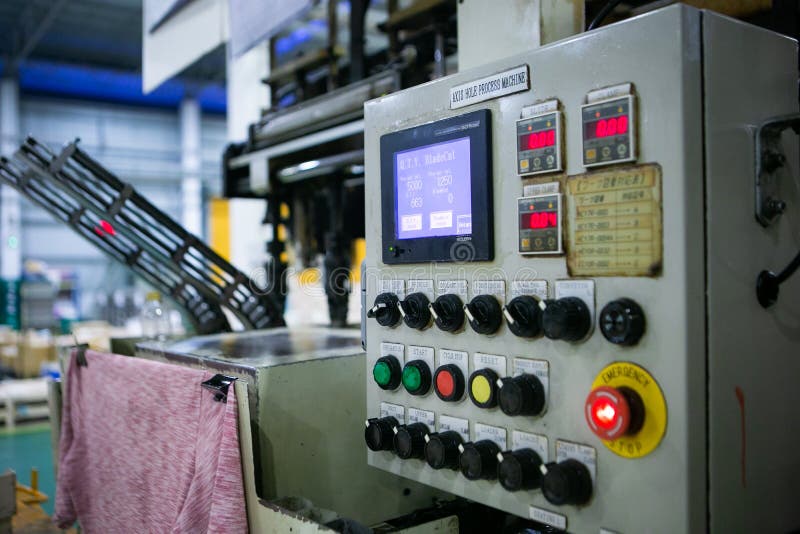 The Control Panel and Analog Switch with the Control Button of the ...